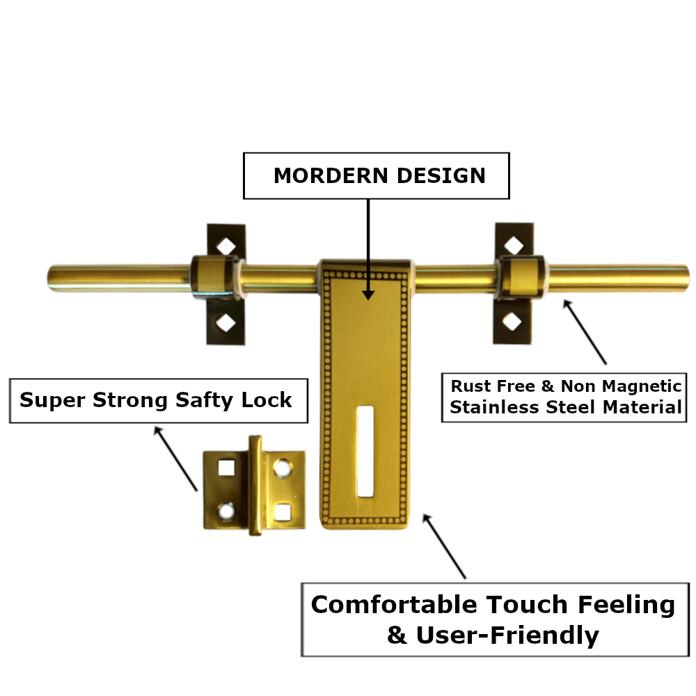 CENTRE Graceful double door handle kit brass | 3mm door kit | door ...